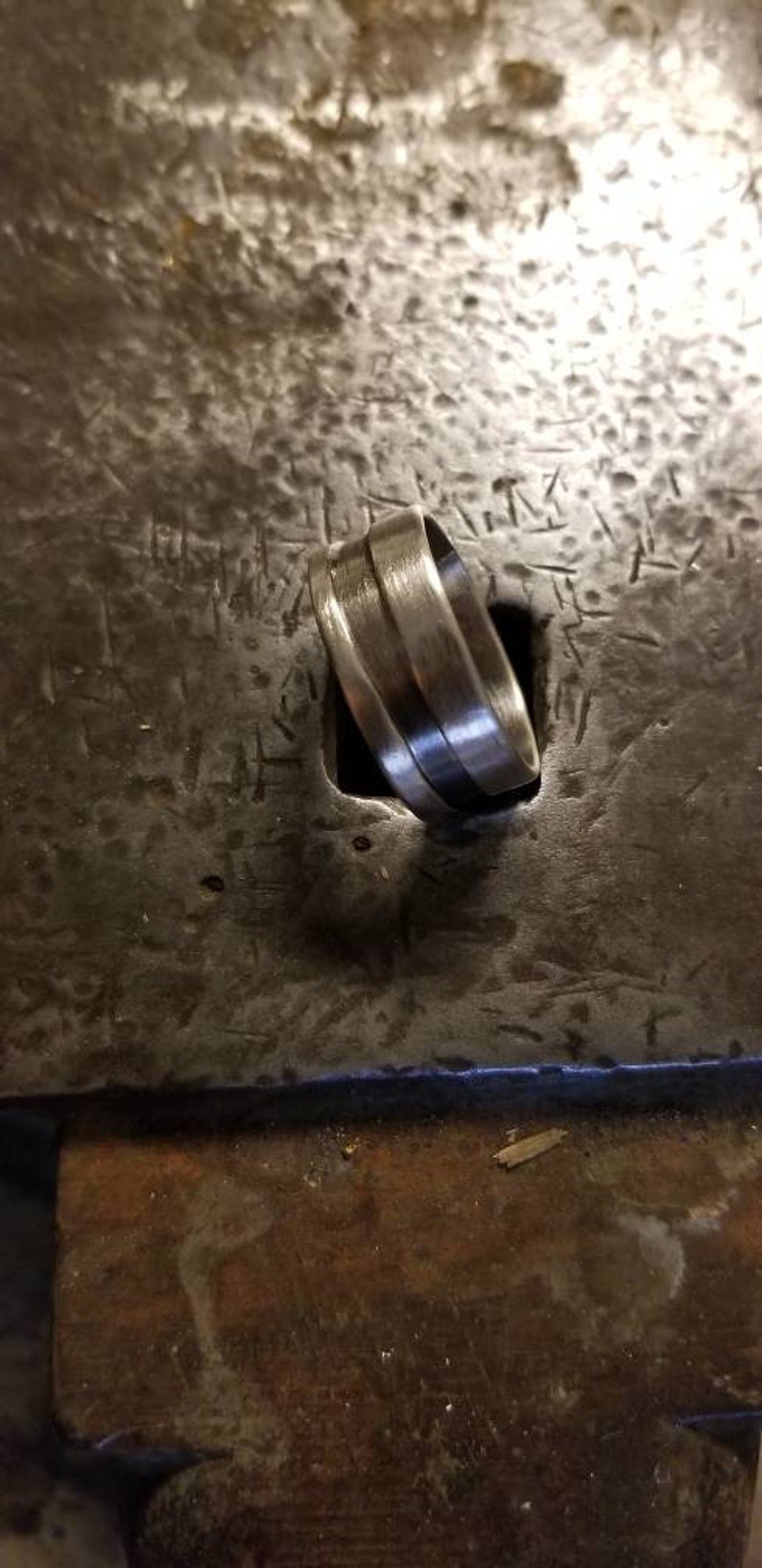 Sterling Silver Band Ring Fold Formed Mens Womens Wedding | Etsy