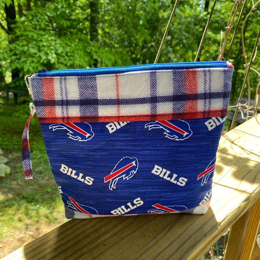Buffalo Bills Zipper Pouch Quilted - Etsy