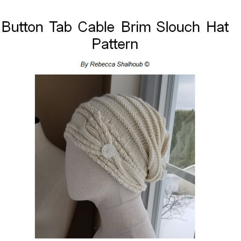 Slouch Knit Sock Pattern - Etsy