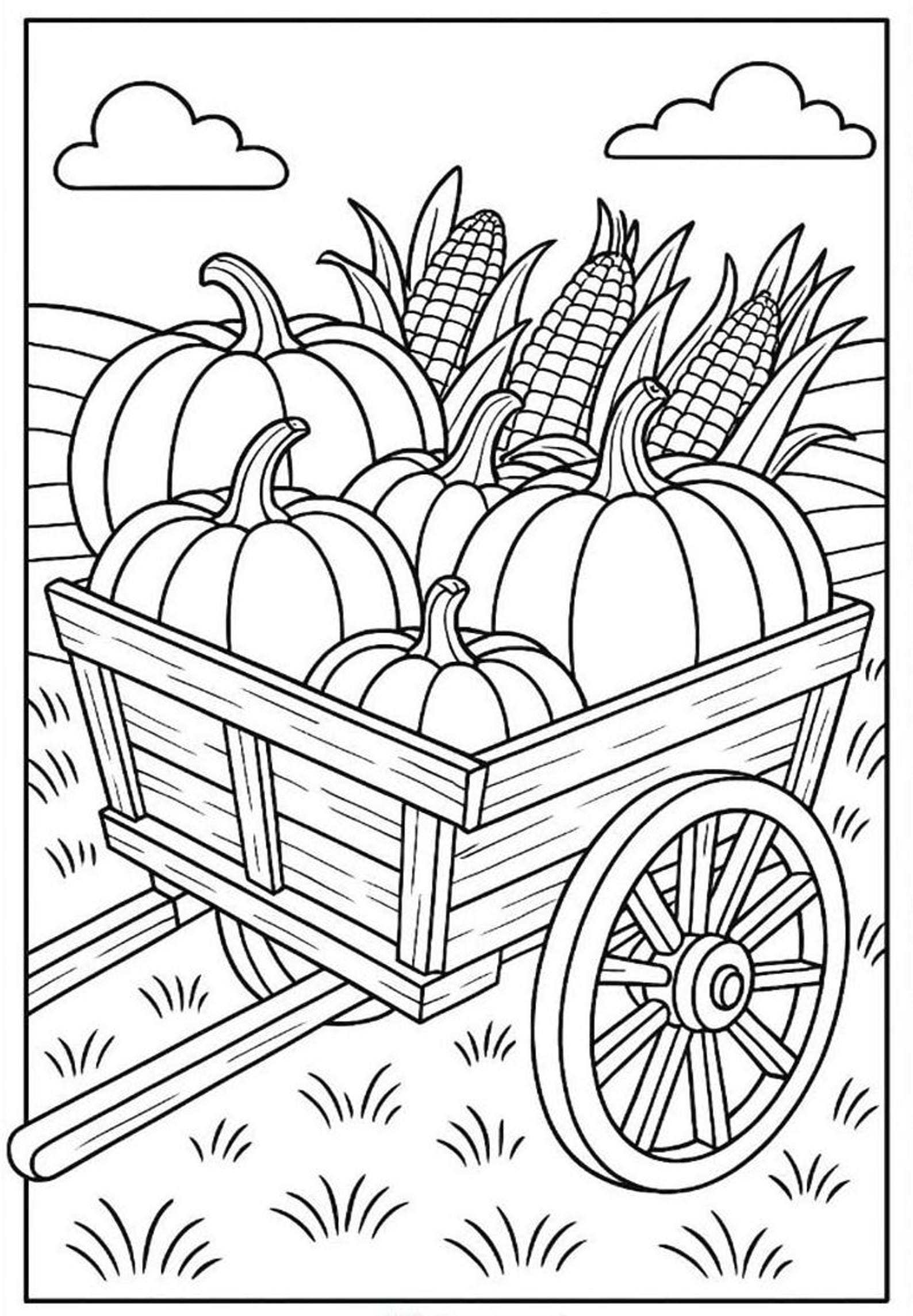 Farm Coloring Pages for Kids - Etsy