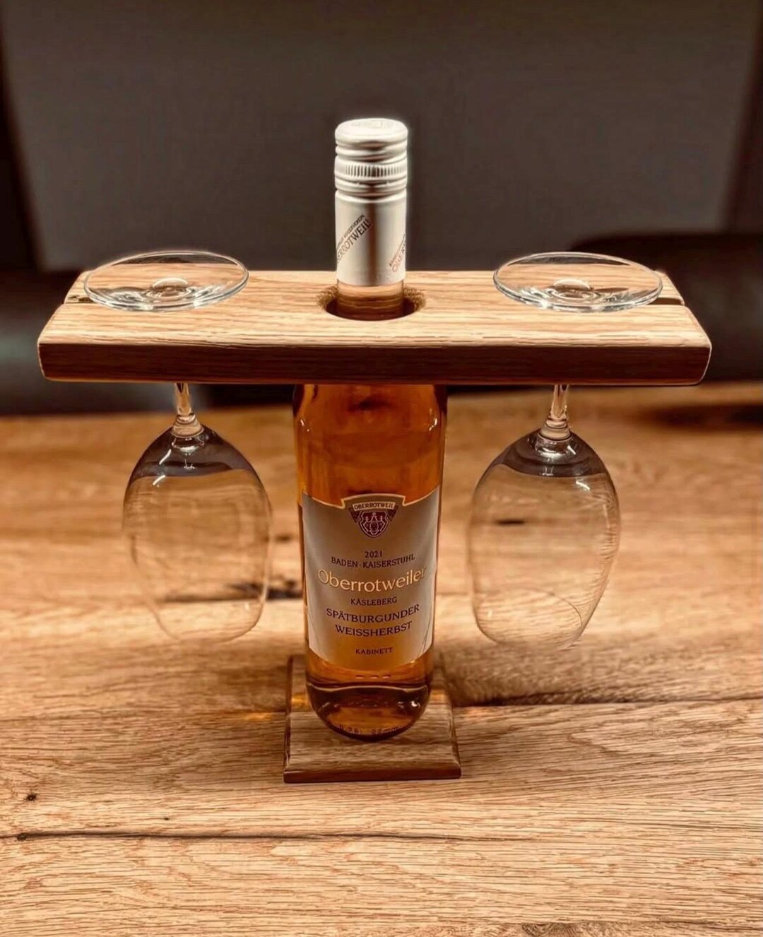 Wine Glass Holder - Solid Oak - Etsy Australia
