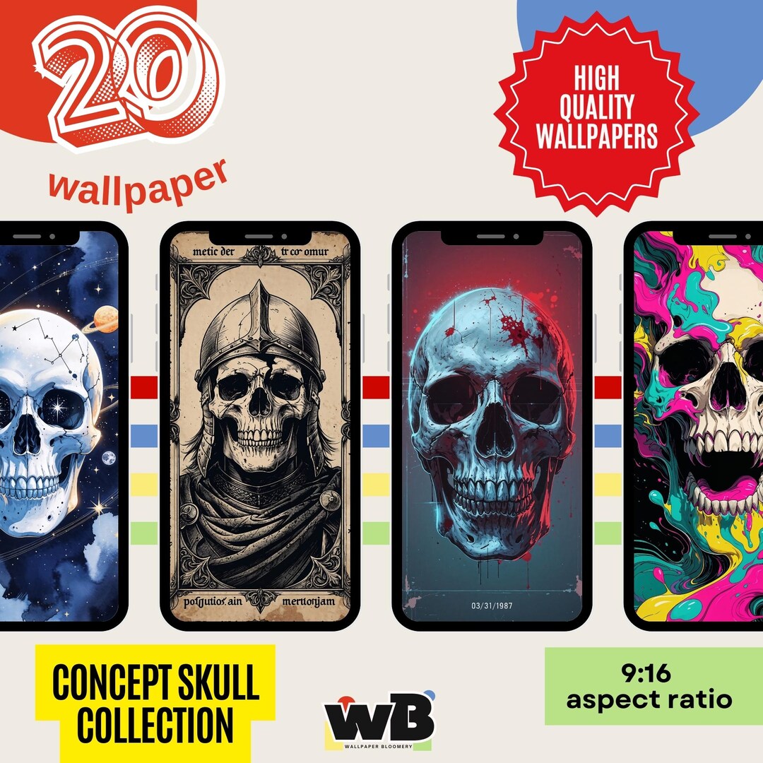 Skull iPhone Wallpaper Gothic Skull Art Black Skeleton Background ...
