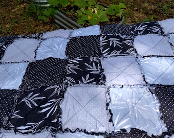 Handmade Queen Size Rag Quilt - Etsy