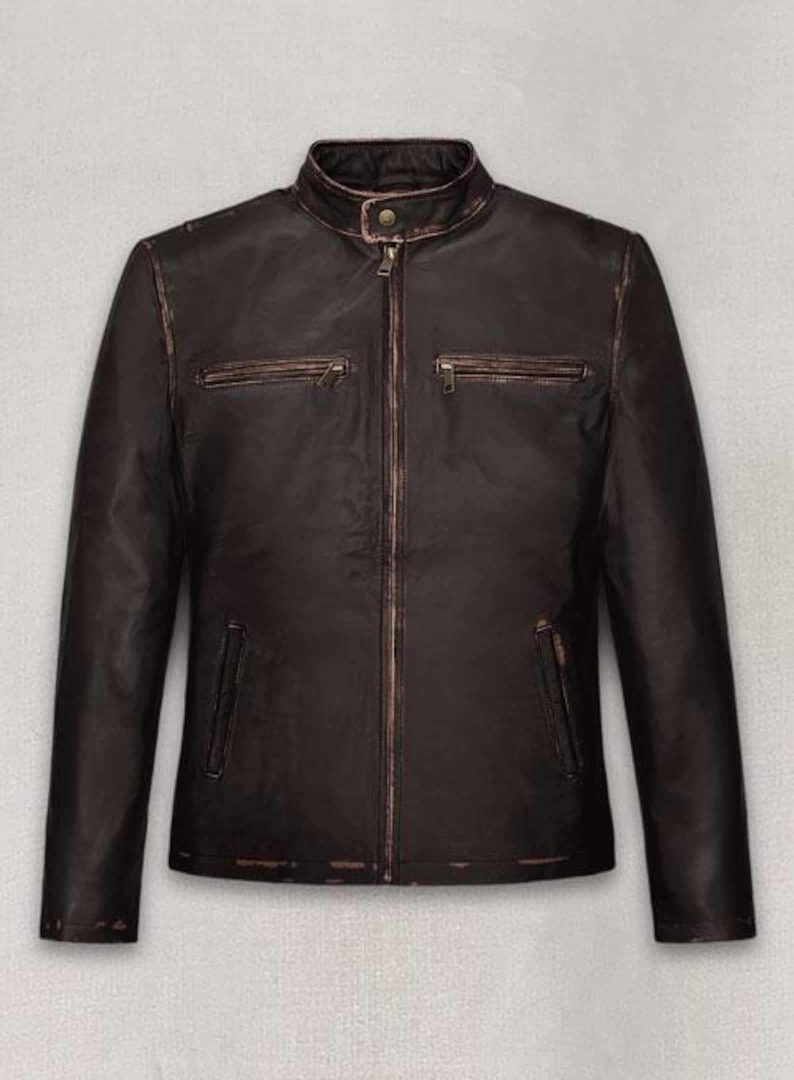 Mark Wahlberg Contraband Leather Jacket – Men's Biker Movie Replica - Etsy