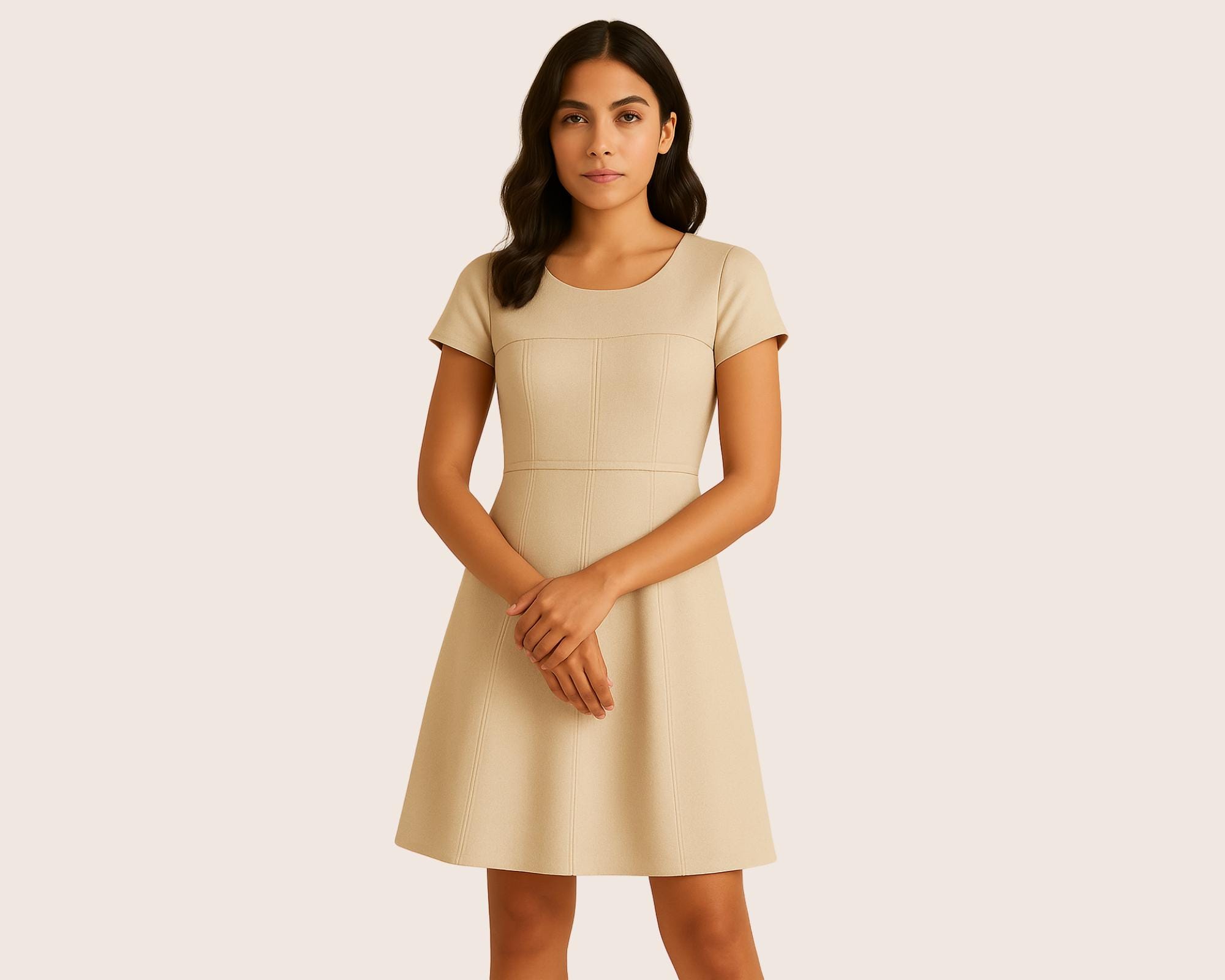 Dress Sewing Pattern PDF | Classic A-line Dress for Women | Beginner ...