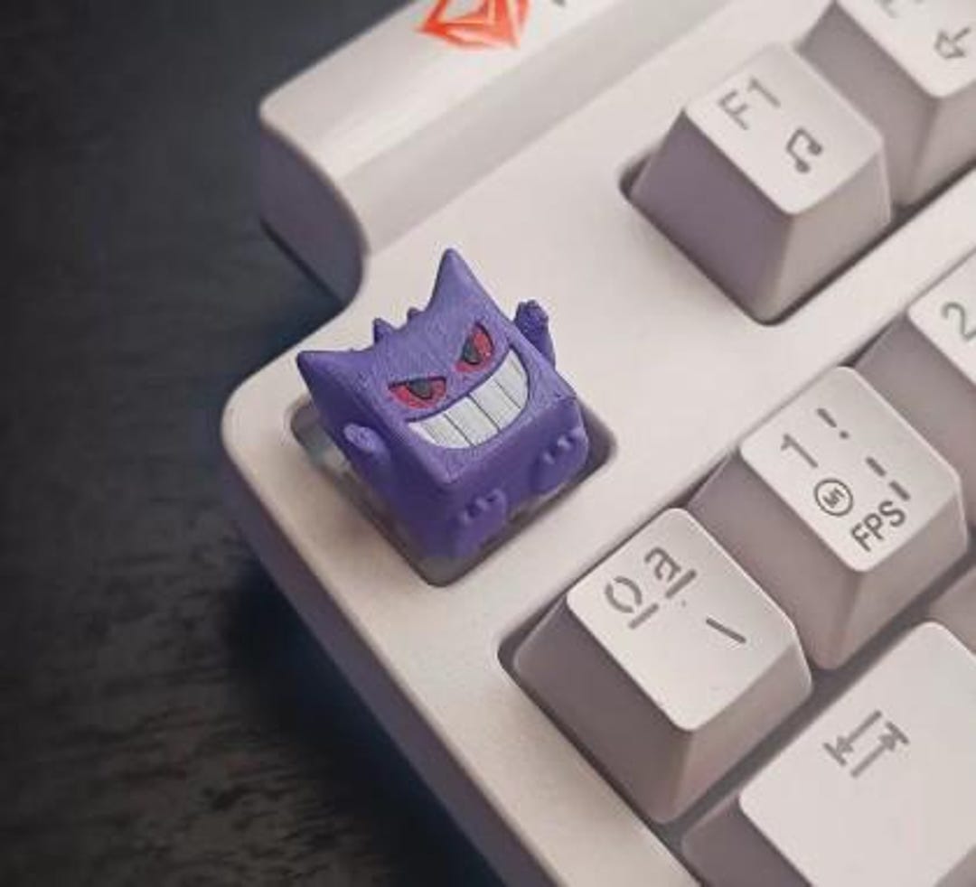 Gengar 3D Keycap – Custom Keycap for Pokémon Mechanical Keyboards - Etsy