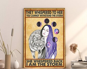She Wolf Poster - Etsy