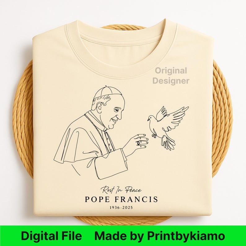 Pope Francis Clipart Set PNG & SVG Bundle, Catholic Line Art ...