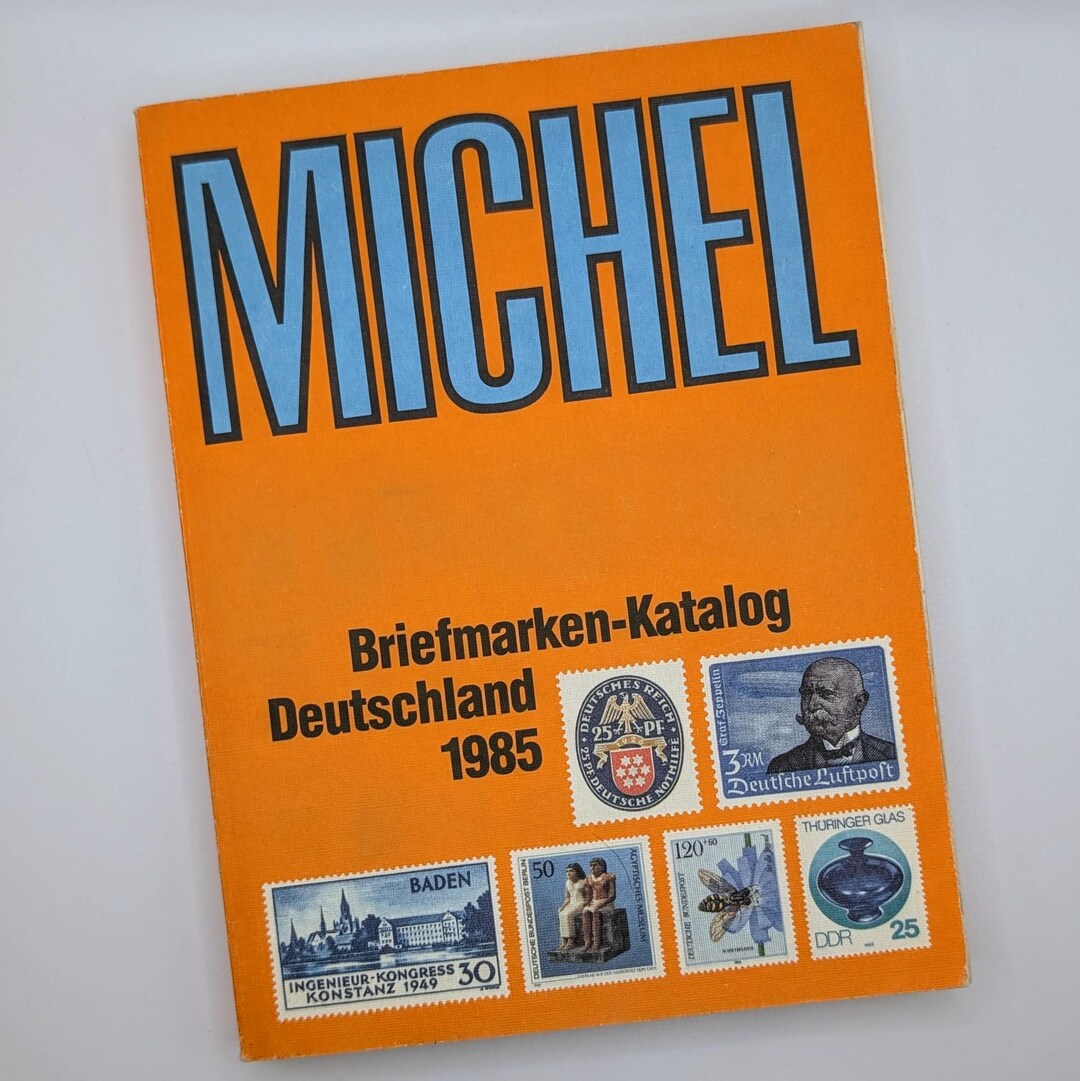 MICHEL Stamp Catalogue Germany 1985 – Vintage Reference Book for ...
