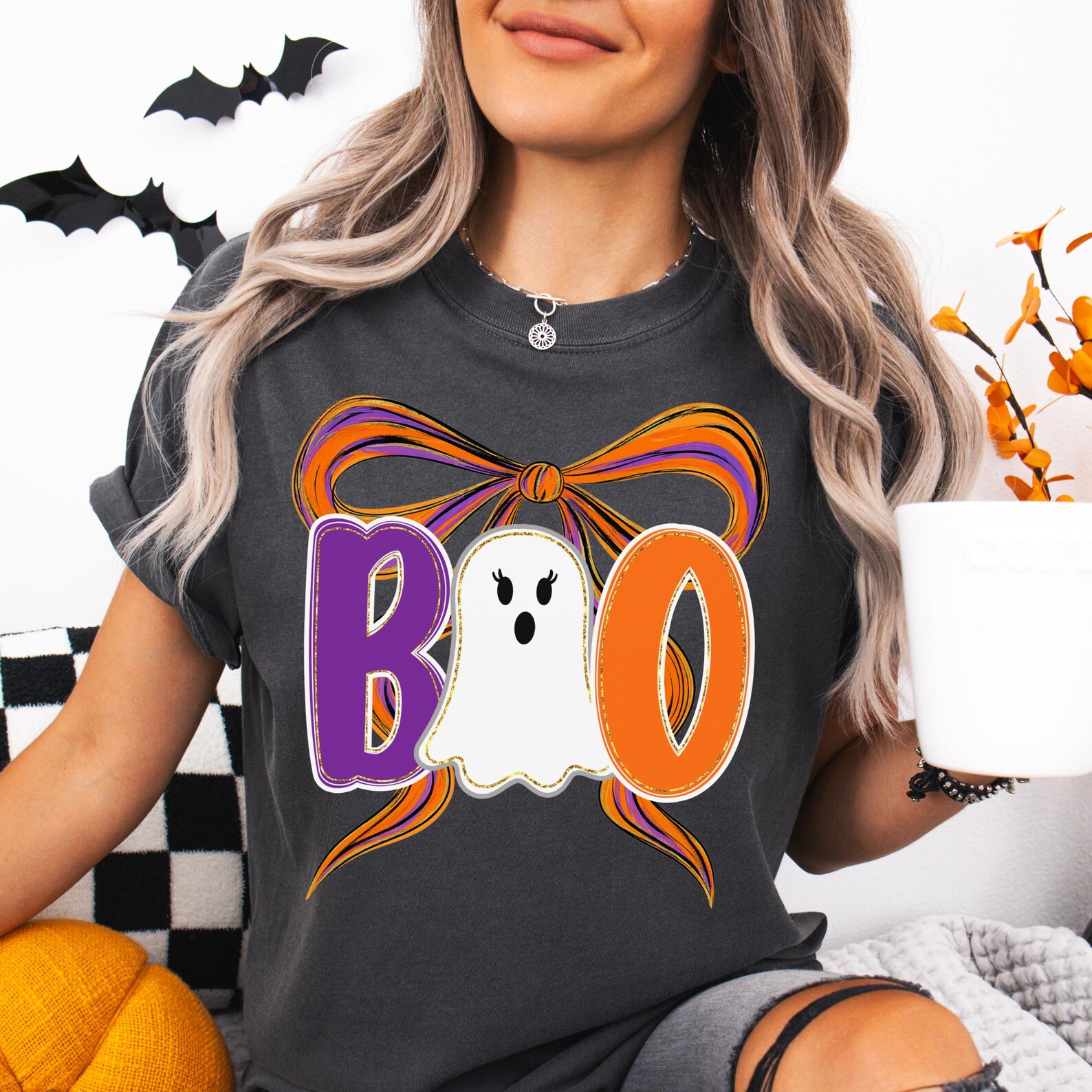 Boo PNG, Spooky Coquette PNG, Ghost PNG, Halloween Png, Fall Png ...