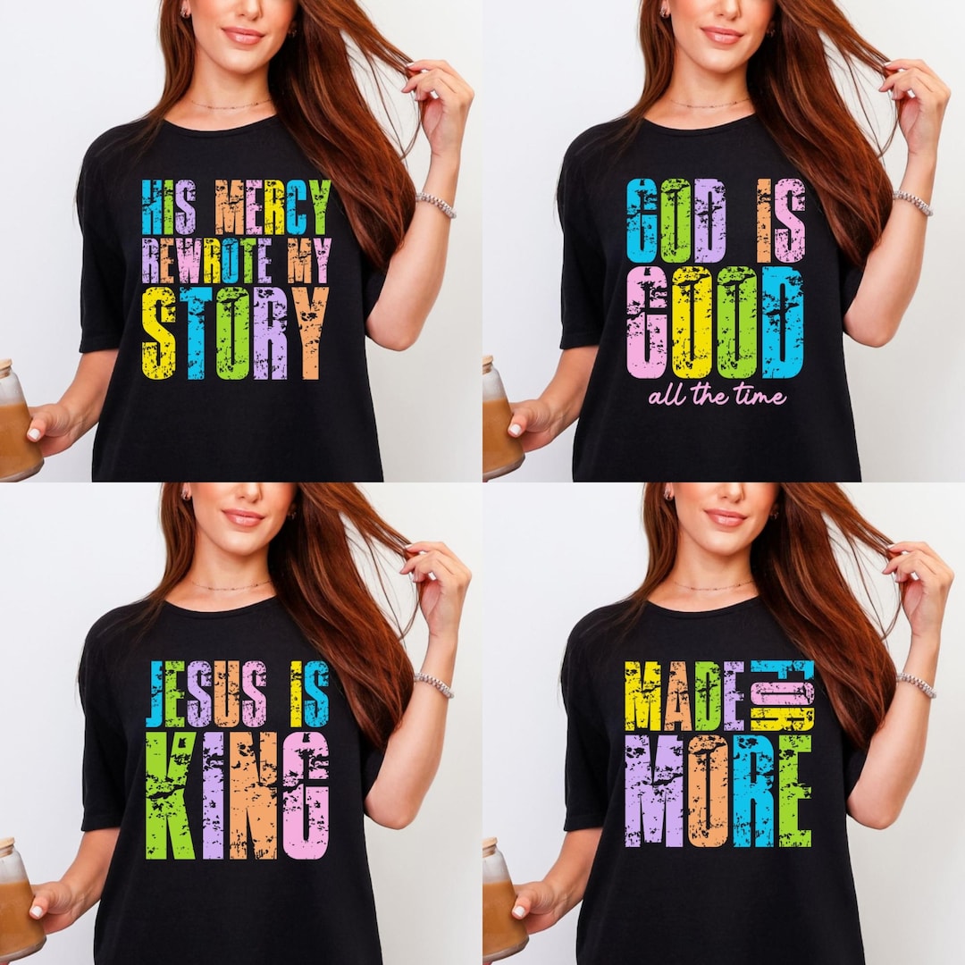 Christian PNG Bundle, Faith Shirt Sublimation, Jesus is King PNG, Made ...