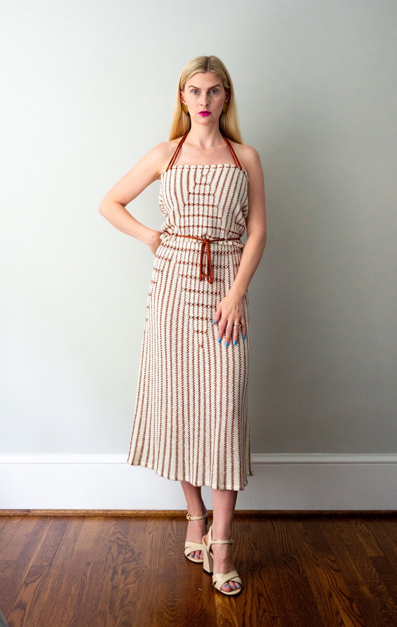 Vintage 1970's Knitwear Set. 70s Mary Farrin Knit Skirt - Etsy