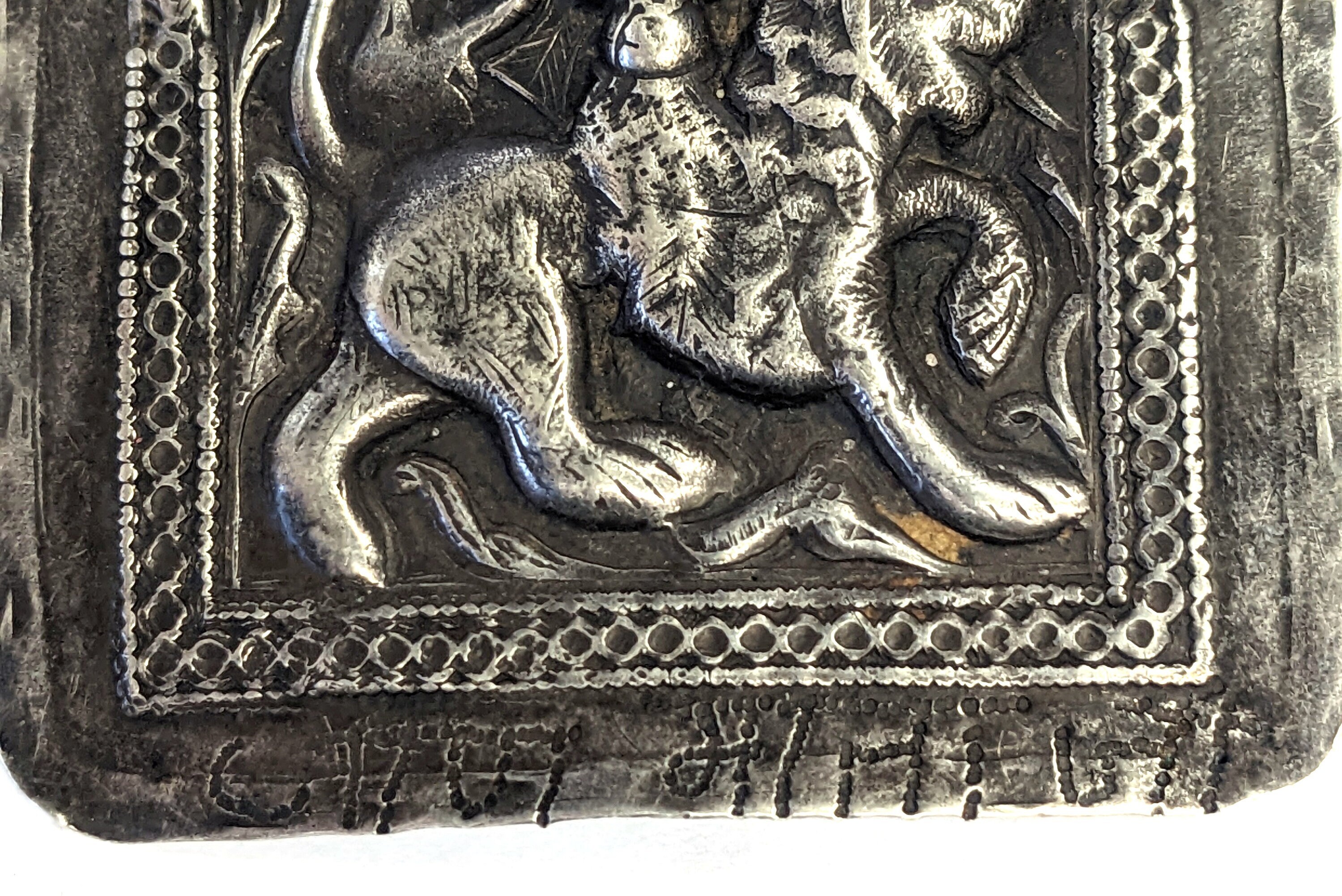 Antique Indian Amulet, Goddess Durga Amulet, Hindu Goddess Amulet ...