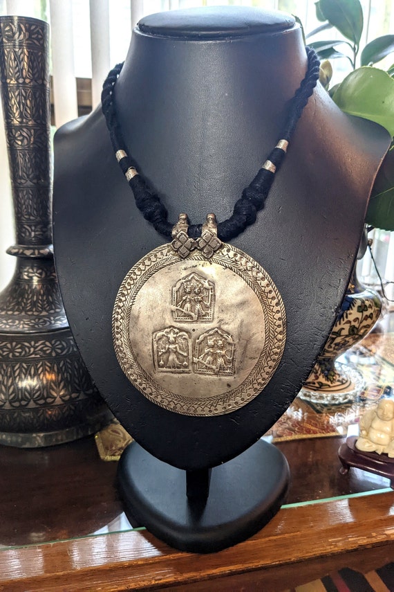 Antique Indian Amulet, Duo Goddess Devi, Hoi Mata, LA… - Gem