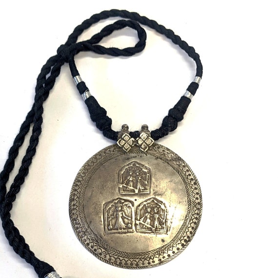 Antique Indian Amulet, Duo Goddess Devi, Hoi Mata, LA… - Gem