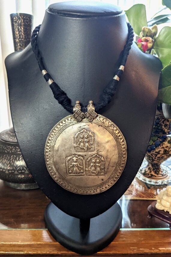 Antique Indian Amulet, Duo Goddess Devi, Hoi Mata, LA… - Gem