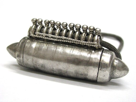 Antique South Indian Amulet, South Indian Prayer Box,… - Gem