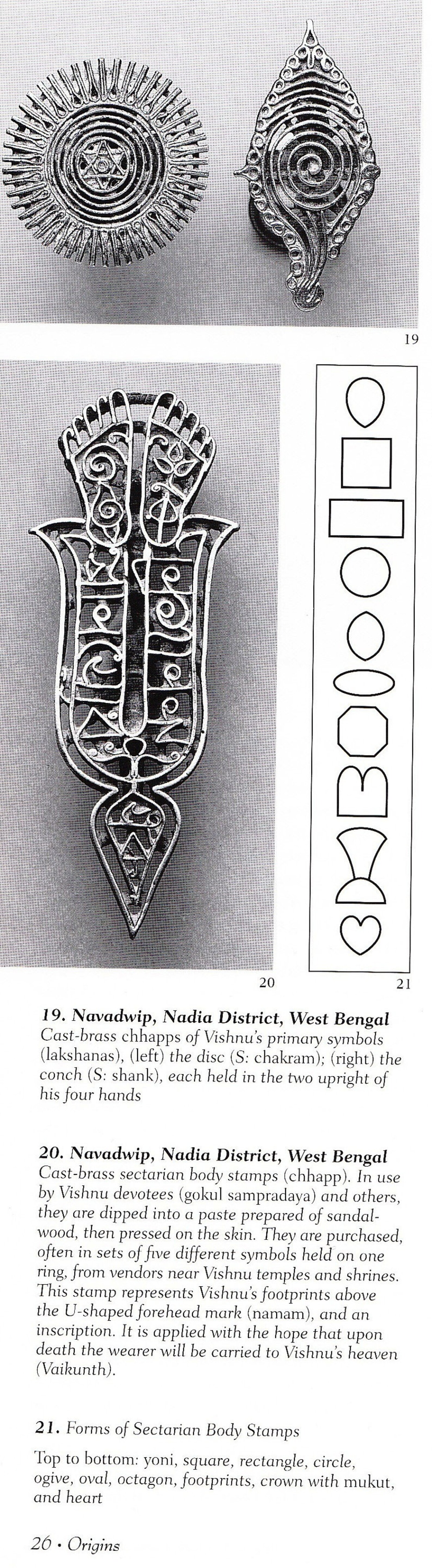 Indian Body Stamp, Ethnic Tribal, Cast Brass Sectarian Body Stamp, 19th ...