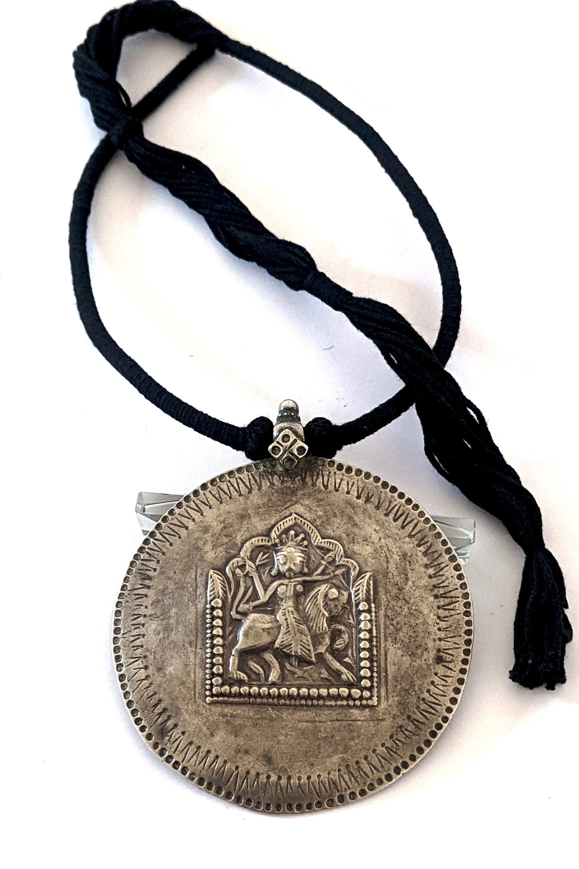 Antique Indian Amulet Goddess Durga Amulet Hindu Goddess - Etsy