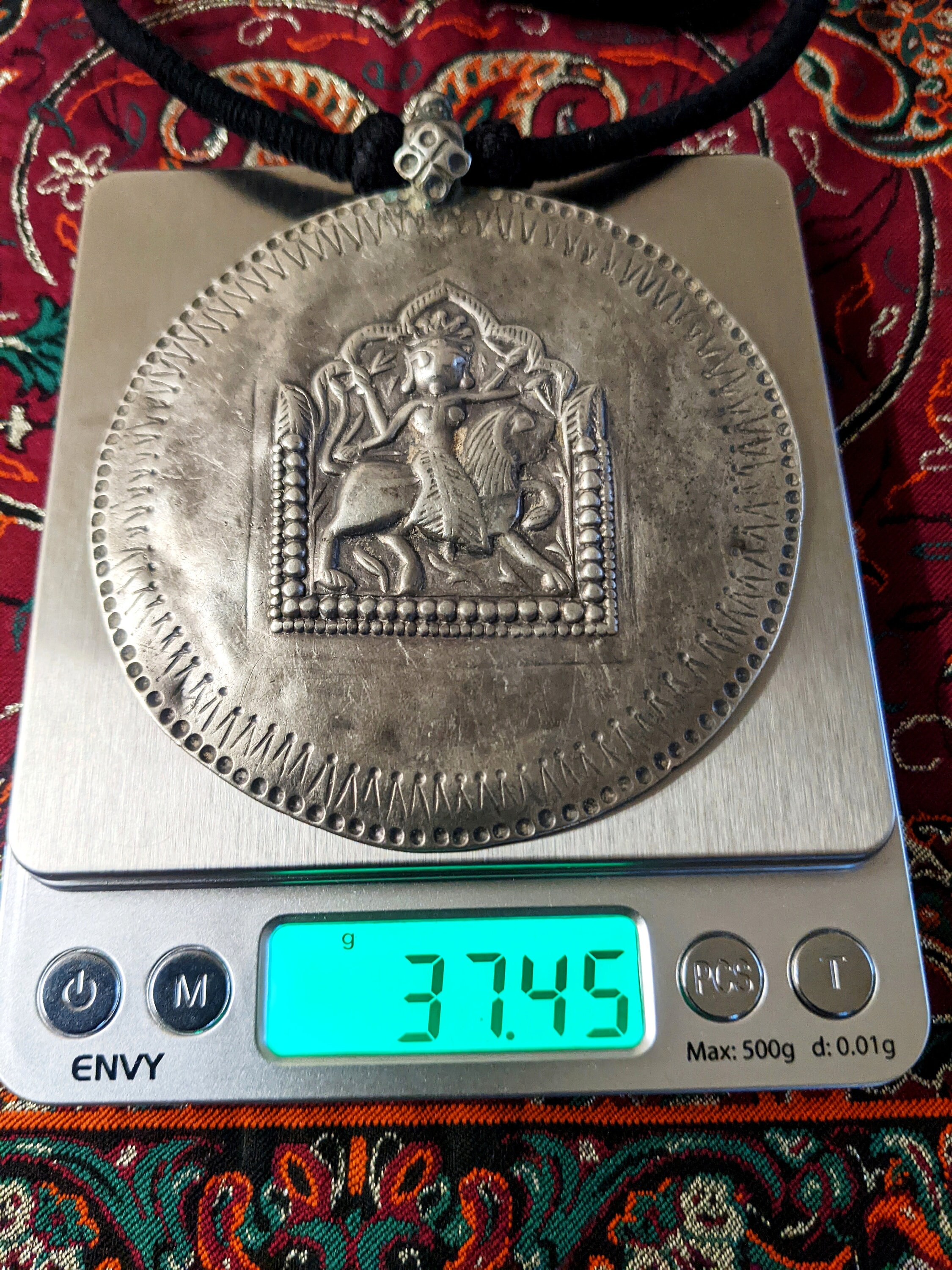 Antique Indian Amulet Goddess Durga Amulet Hindu Goddess - Etsy