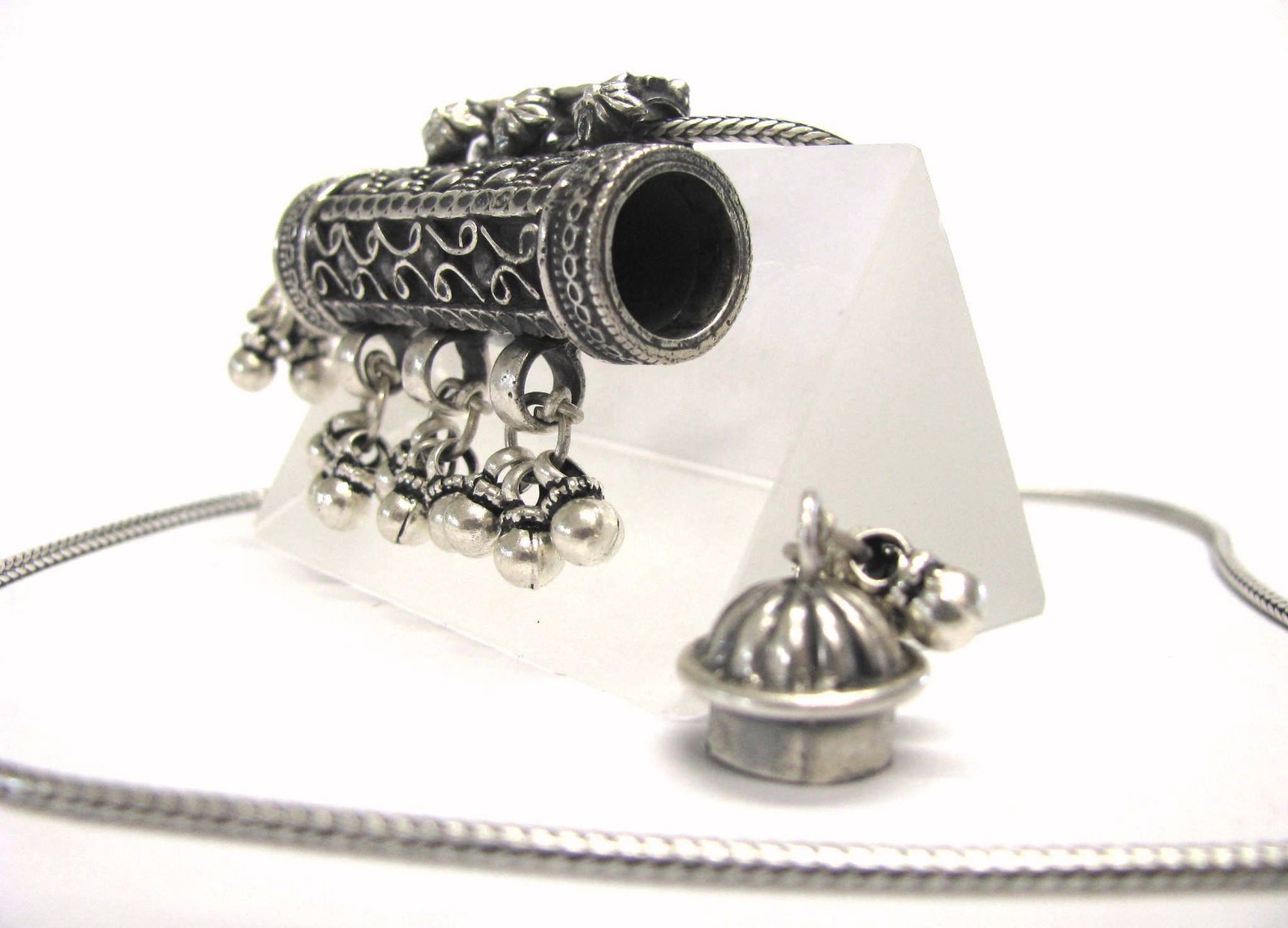 Vintage Indian Prayer Box Indian Taviz Amulet Container - Etsy