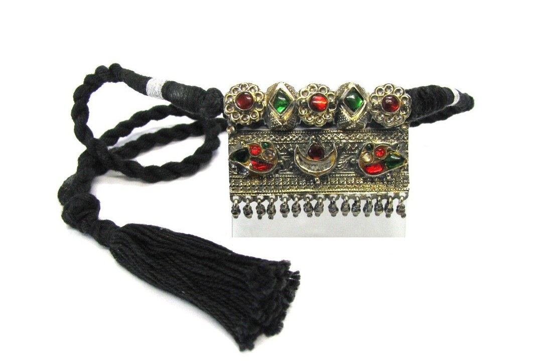 Antique Indian Pendant, Silver Gilt, Timaniya Necklace, Rajasthan - Etsy