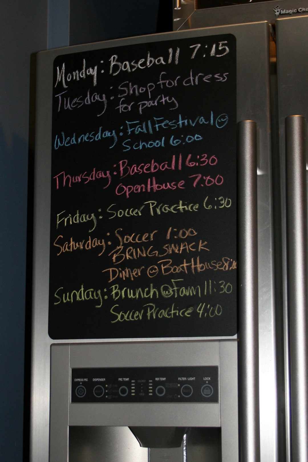 Chalkboard Refrigerator Sticker Chalkboard Cabinet Sticker Chalkboard ...