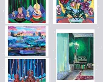 Original Art Cards | Etsy