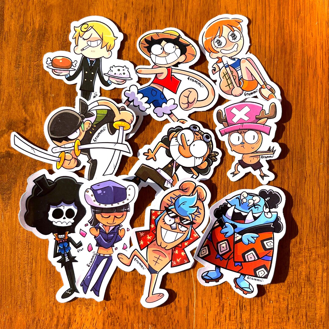 One Piece Mugiwara Stickers - Pretimeskip - Etsy