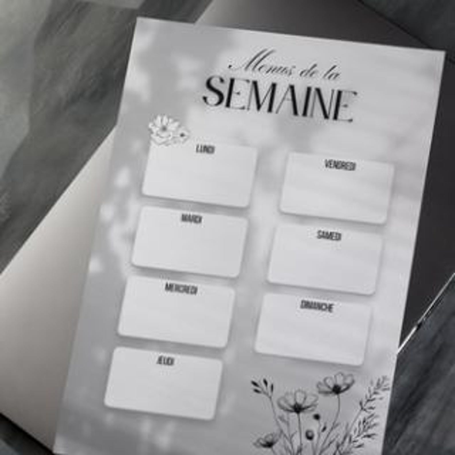 Printable Weekly Menus - Meal Planner - Family Organization - Digital ...