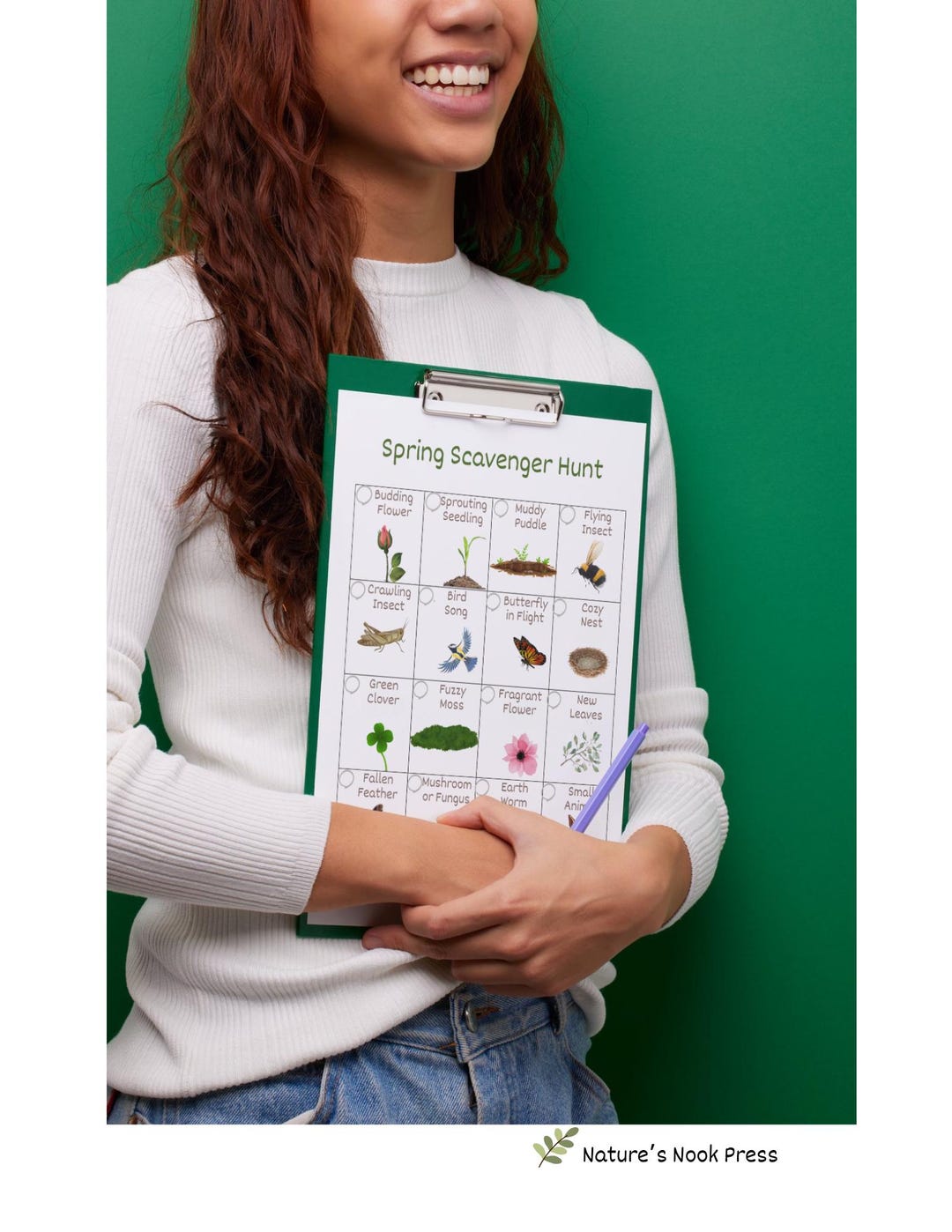 Spring Scavenger Hunt, Printable Pdf-nature-based - Etsy