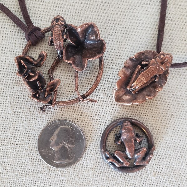 Copper Frog - Etsy