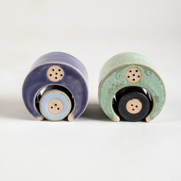 Salt and Pepper Shakers Ceramic - Etsy