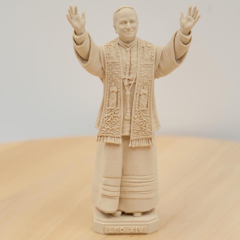 Pope Leo XIV Statue 12 Cm – Catholic Sculpture – Religious Figurine ...