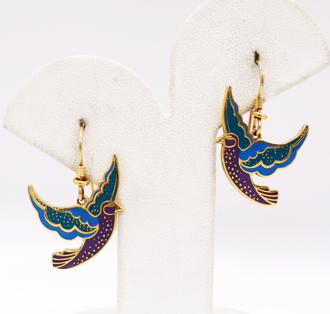 Laurel Burch Dangling Bird in Flight Earrings for Pierced Earrings ...
