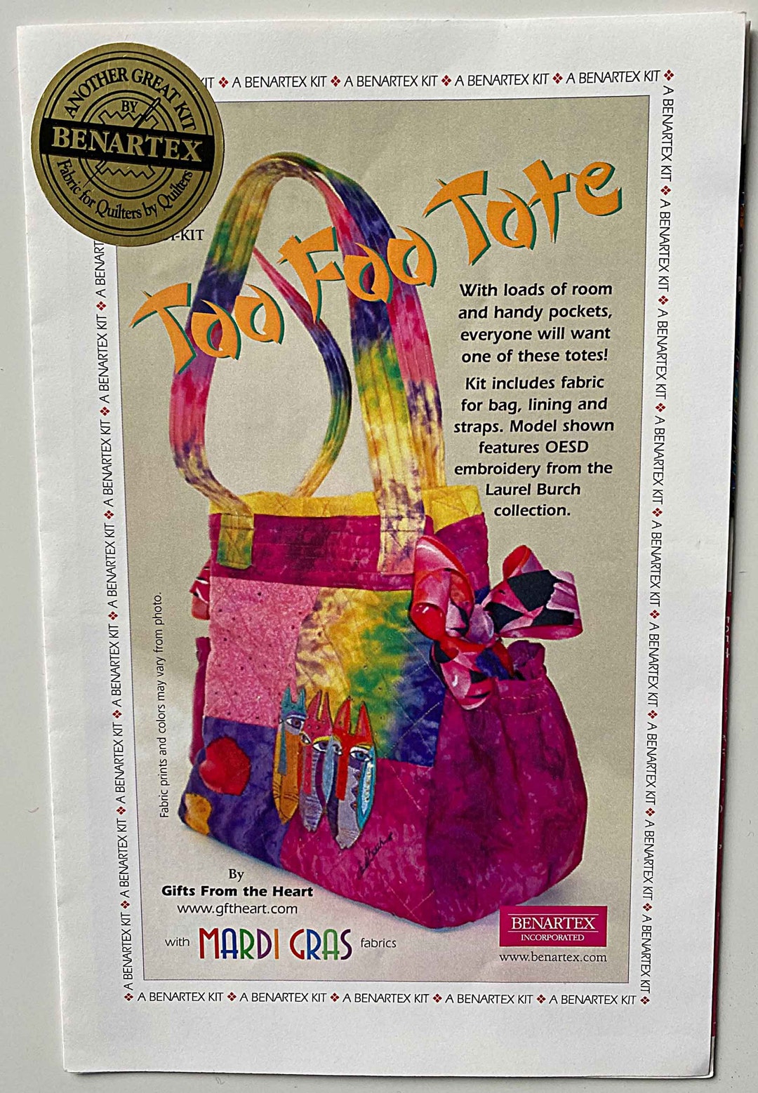 RARE Toofoo Tote Sewing Pattern UNCUT Handbags, Bags, Purse ...