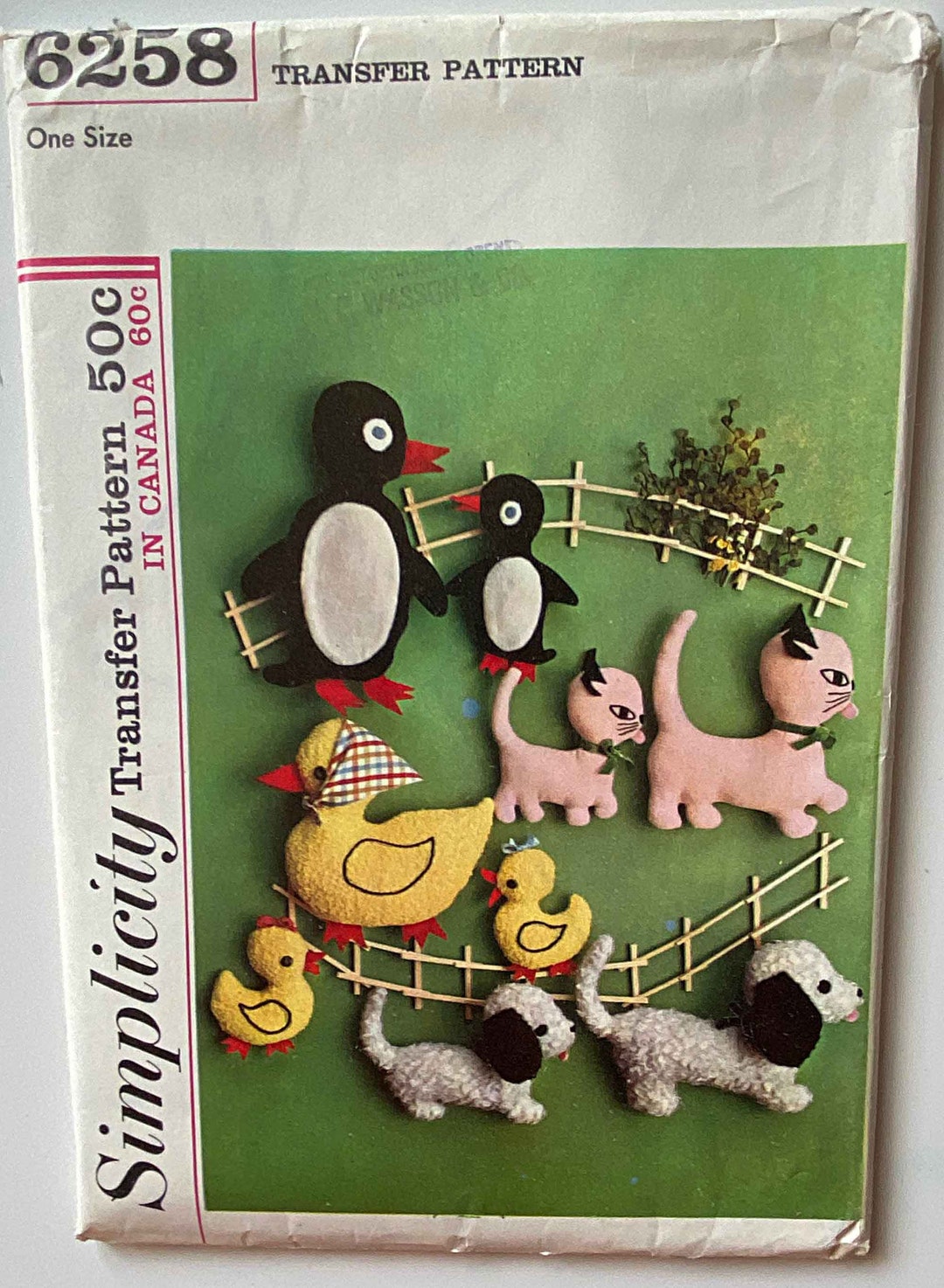 Vintage 60's Set of Flat Stuffed Animals Toys Ducks - Etsy