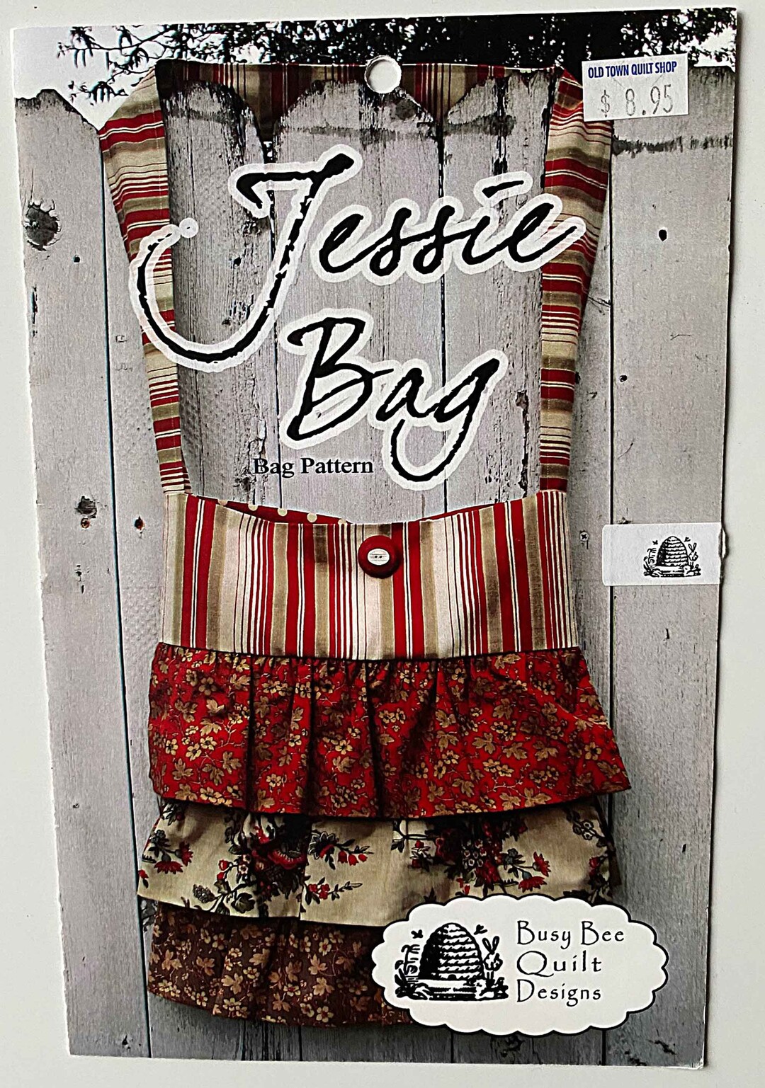 Jessie Bag Sewing Pattern #18 Booklet Busy Bee Quilt Designs UNCUT ...
