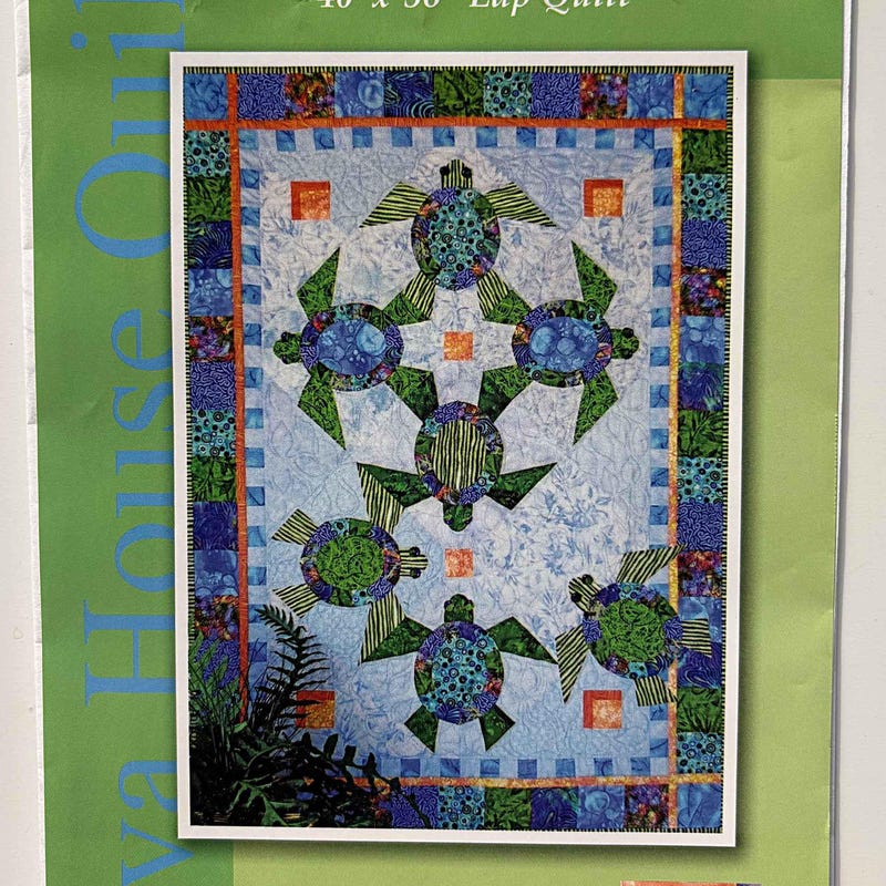 Turtle Quilt - Etsy