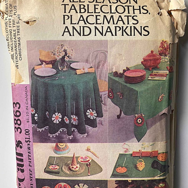 Napkin Skirt Pattern - Etsy