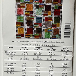 Flower Stalls Quilt Pattern BTR-035 Beyond the Reef, Colorful Pieced, 4 ...