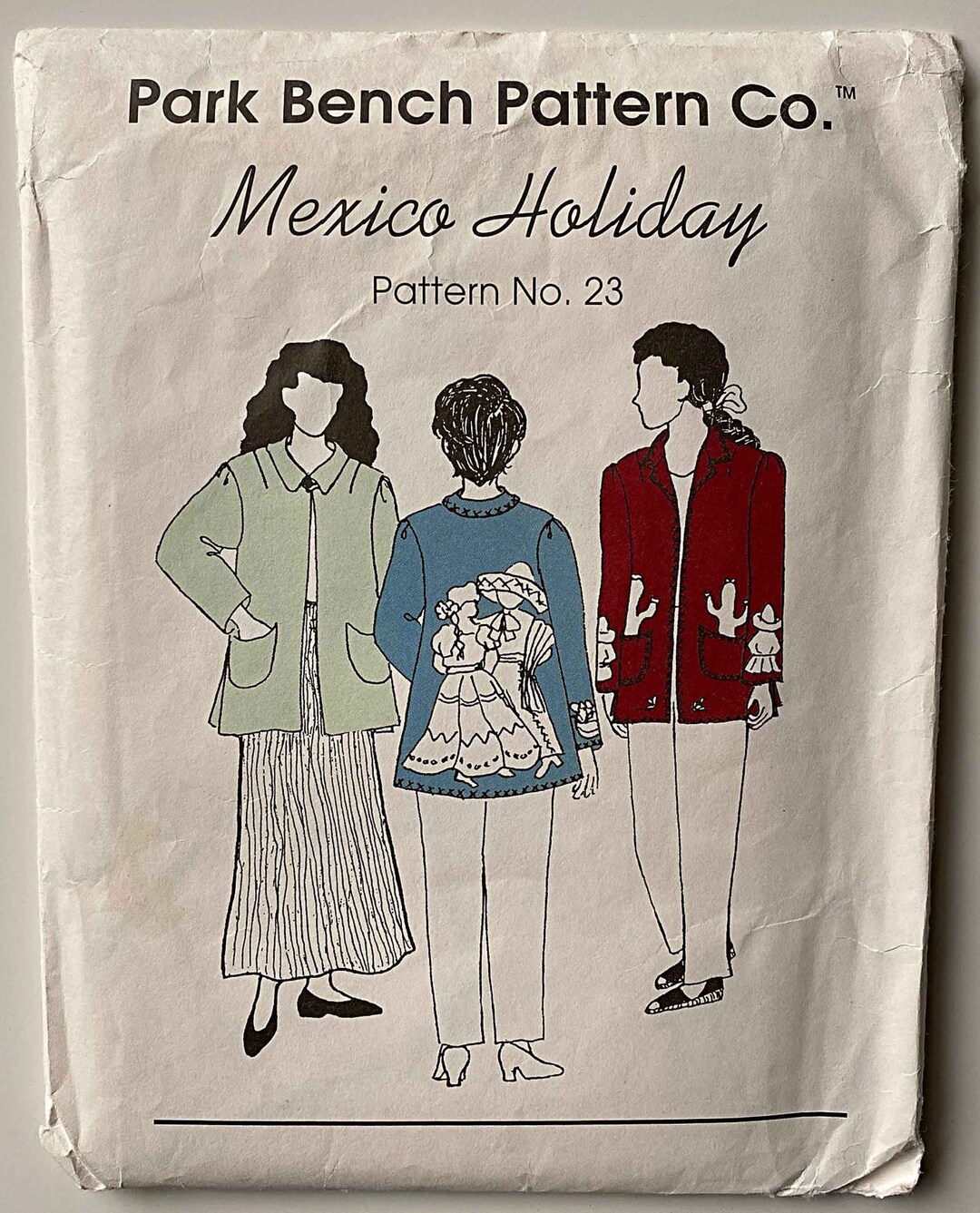 Park Bench Pattern Company Mexico Holiday Jackets 23 - Etsy
