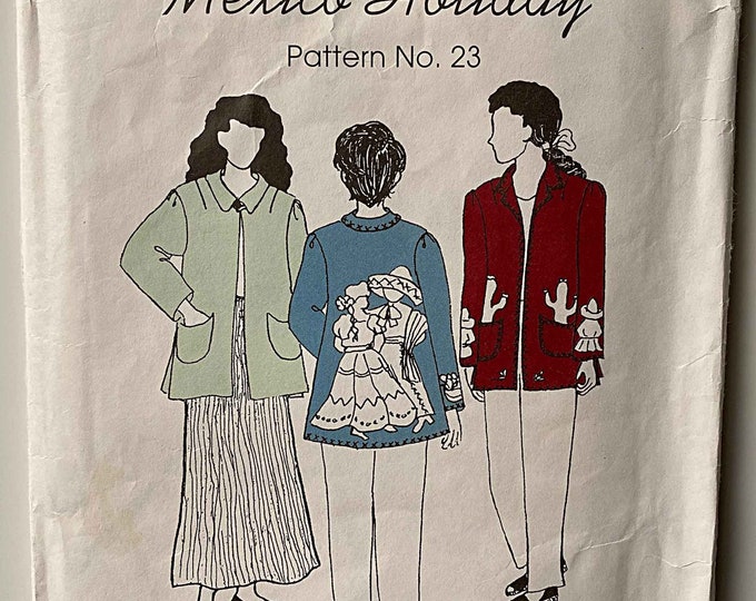 Park Bench Pattern Company Mexico Holiday Jackets 23 Misses' Jacket ...