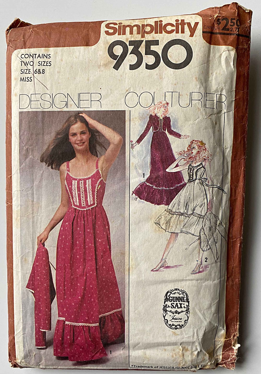 RARE Vintage Gunne Sax Designer Couturier Misses' Sundress & Quilted ...