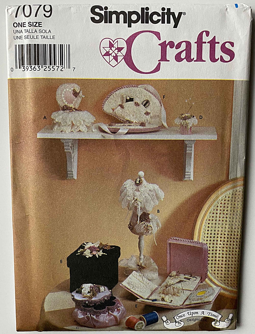 Victorian Sewing Accessories Pincushion Chair, Pandora's Box, Bustier ...