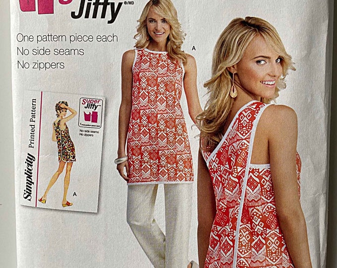 Misses' Super Jiffy Wrap Around Beach Coverup or Tunic Top & Pants ...