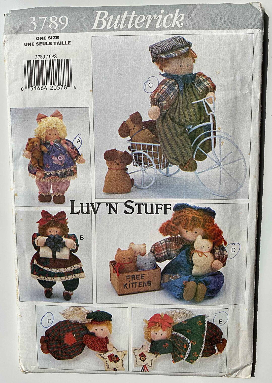Vintage 90's Luv 'n Stuff Best Friends, Decorative Dolls, 6 Styles ...