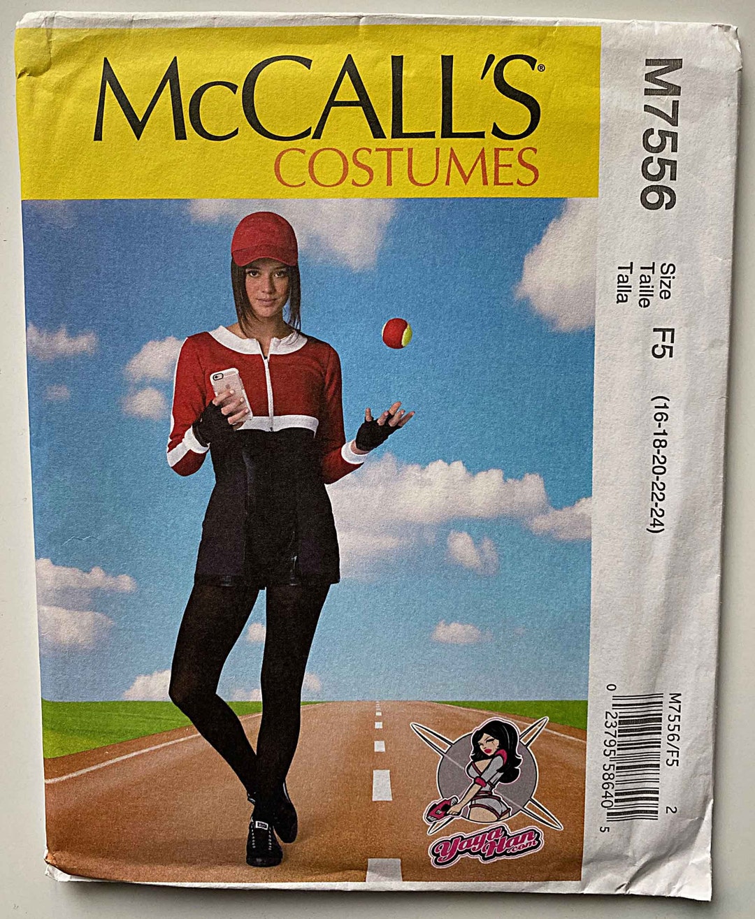 Misses' Yaya Han Costume Cropped Jacket, Optional Hood, Rompers Mccall ...