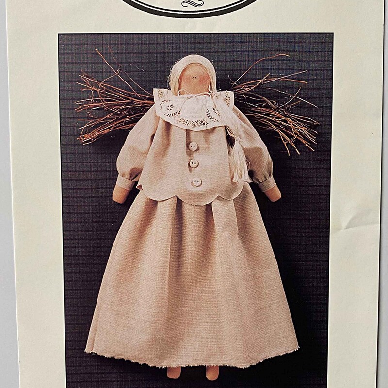 Primitive Angel Doll - Etsy