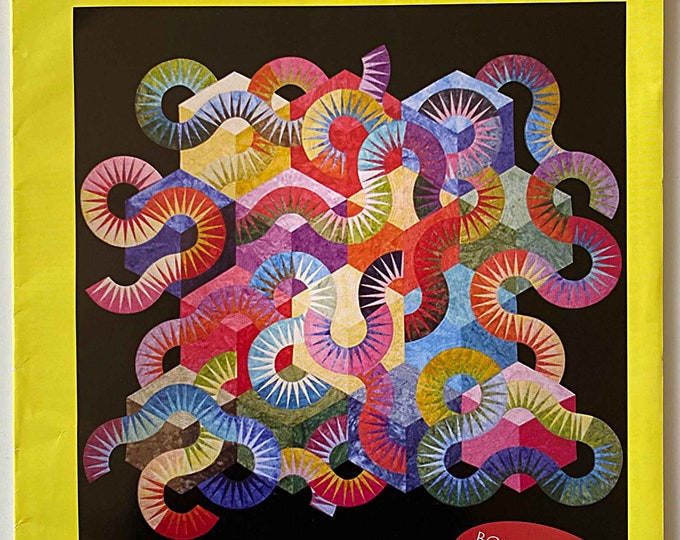 RARE Be Colourful Curling Colors Quilt Pattern Jacqueline De Jonge of ...
